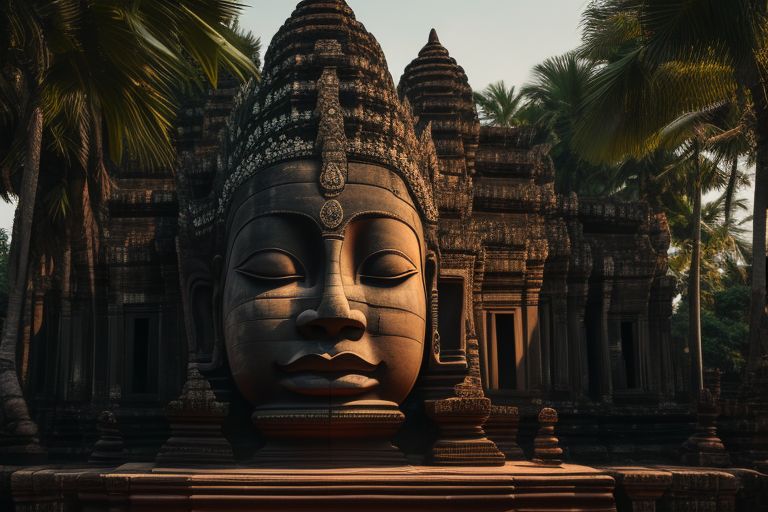 all-seahorse268: Photography, Ultra realistic, Angkor man head, temple ...