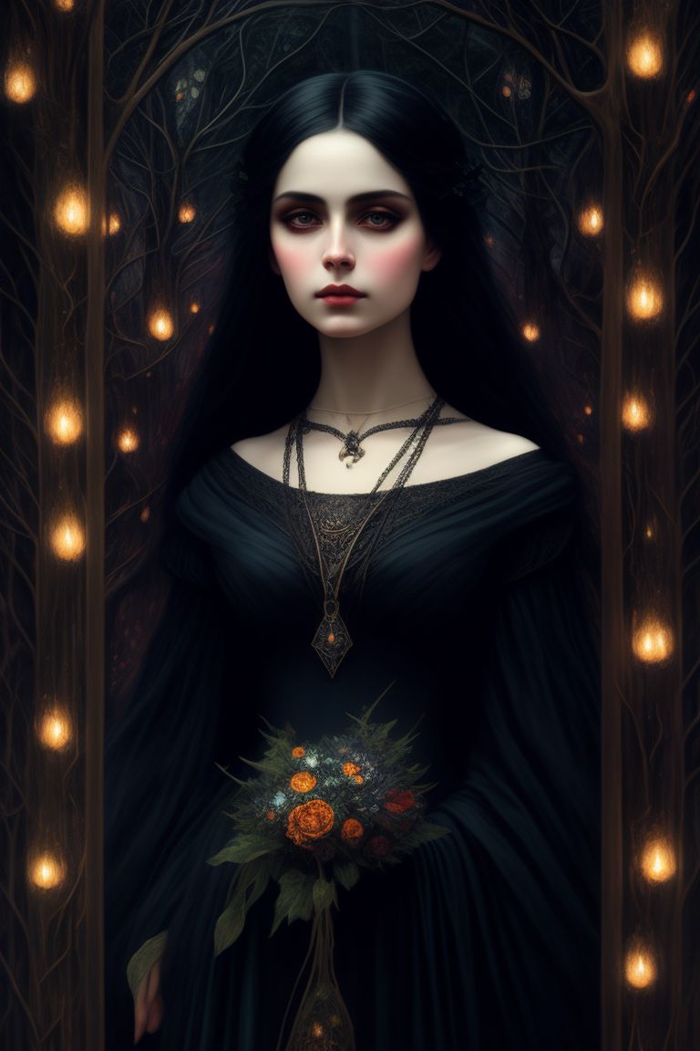 dreary-wren426: beautiful dark Witch, beautiful eyes, gothic style ...