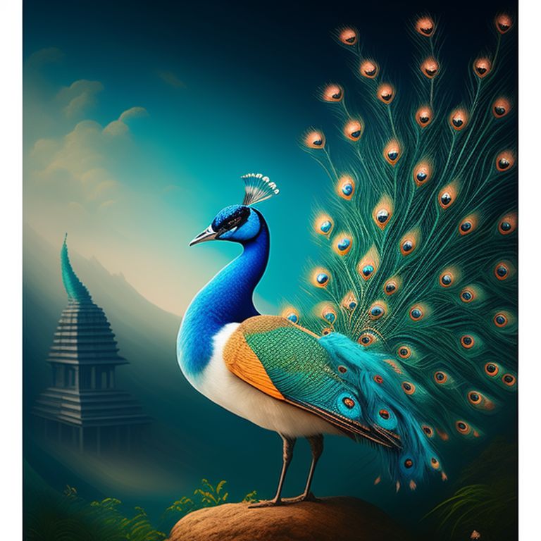 Traditional Indian Peacock Motifs