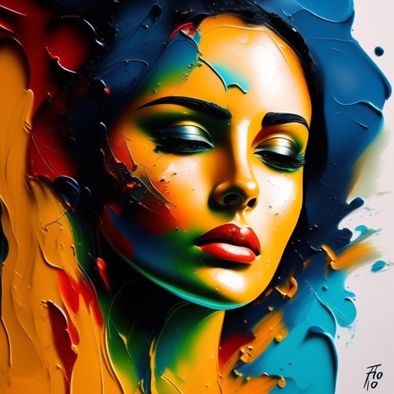 Woman Crying Painting