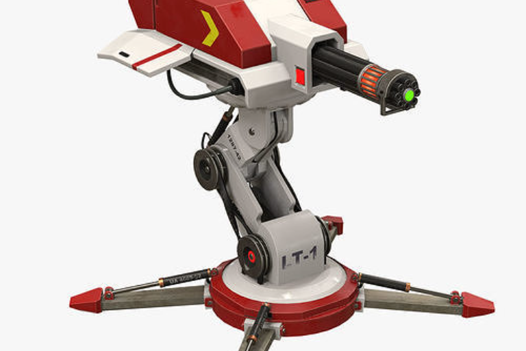 Sudden Oryx948 Rpg Game Inspired A Mobile Laser Cannon With Wheels With A Futuristic Ai 