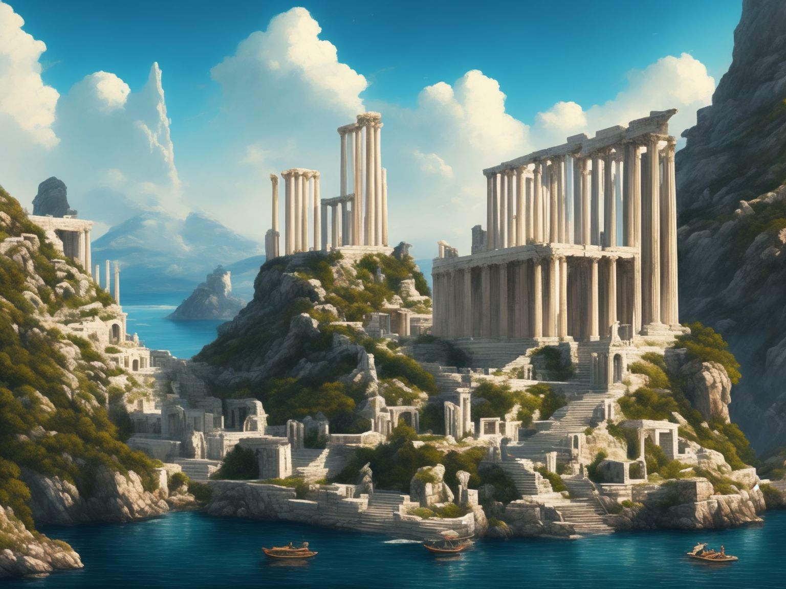 Fantasy Greek Temple