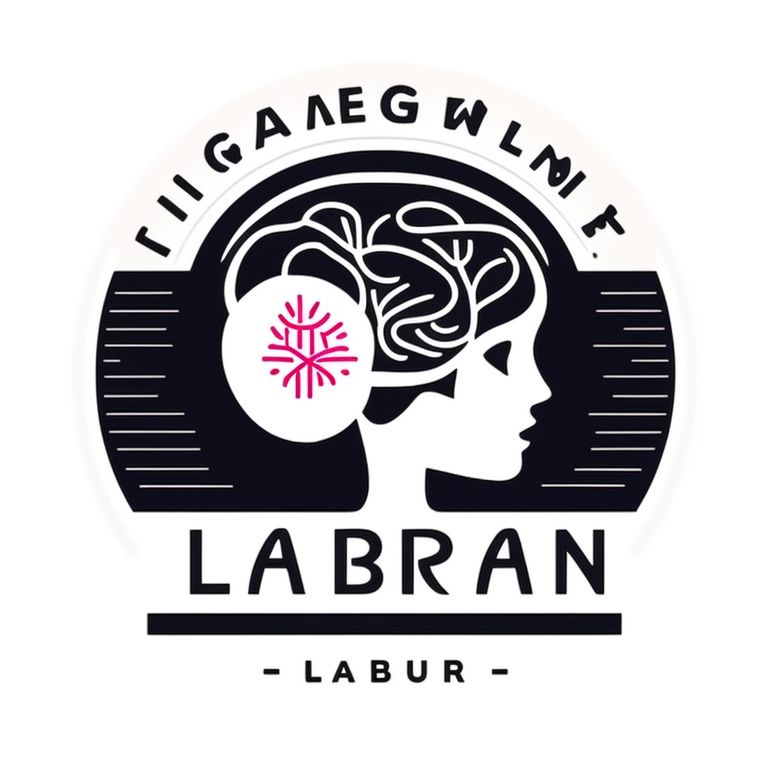 velvety-oryx604: A language brain woman laboratory logo