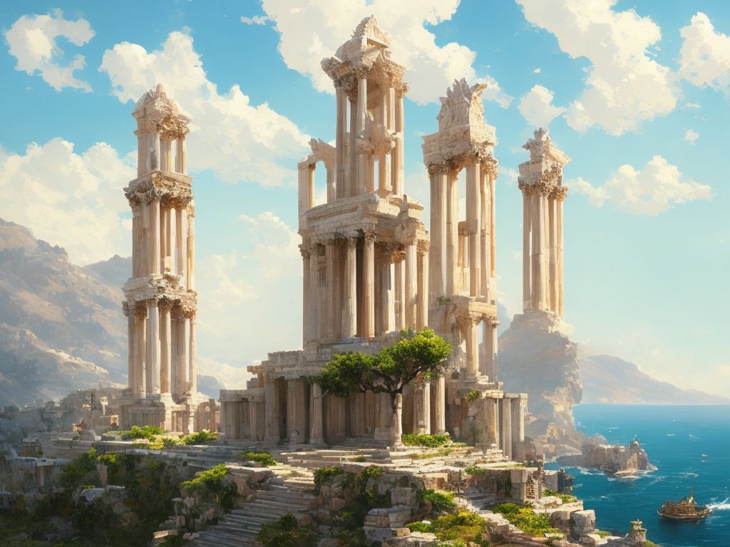 Fantasy Greek Temple