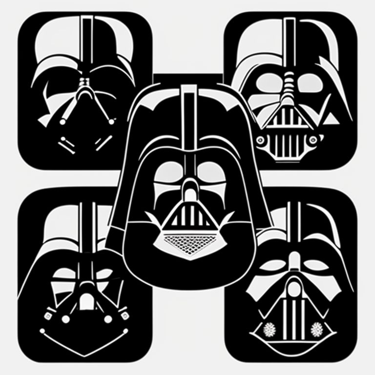 Darth Vader Silhouette Vector