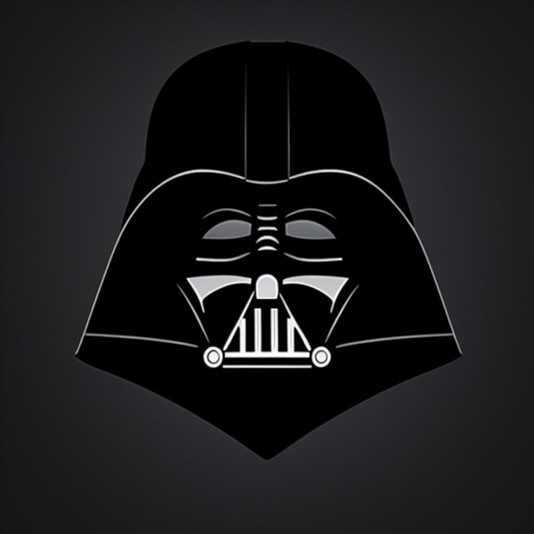 Darth Vader Helmet Silhouette