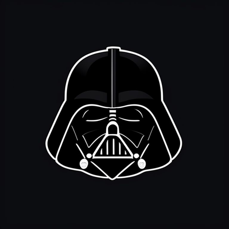 Darth Vader Helmet Silhouette