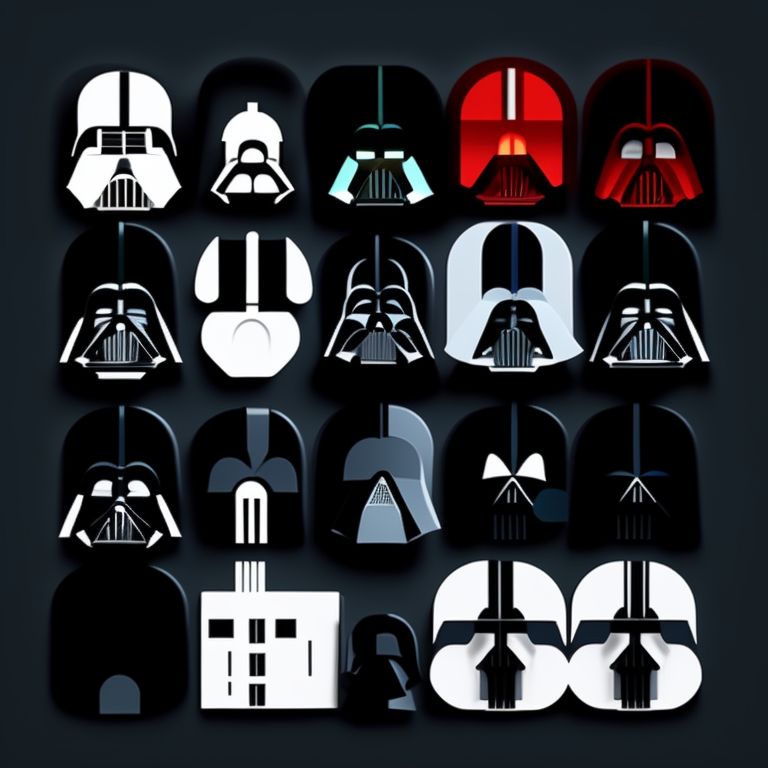 Darth Vader Silhouette Vector