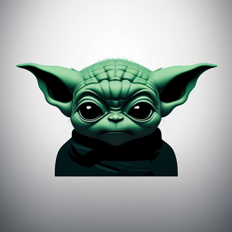 Yoda Face Vector