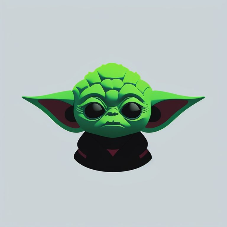 Yoda Head Vector