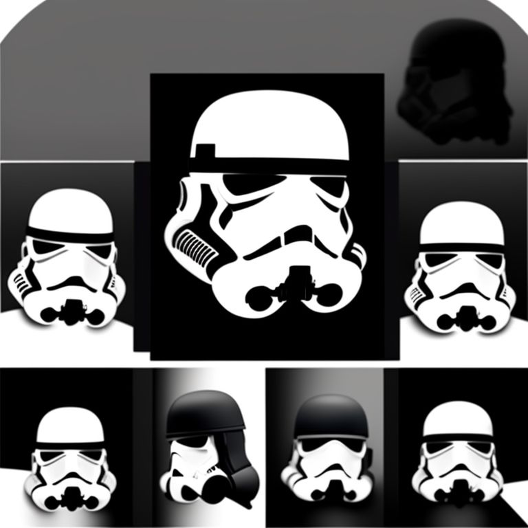 Stormtrooper Helmet Silhouette