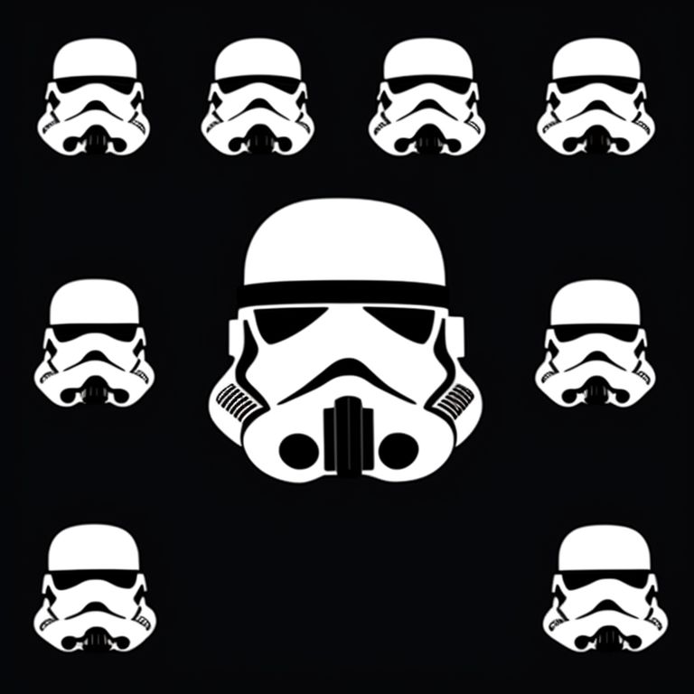 Stormtrooper Helmet Silhouette