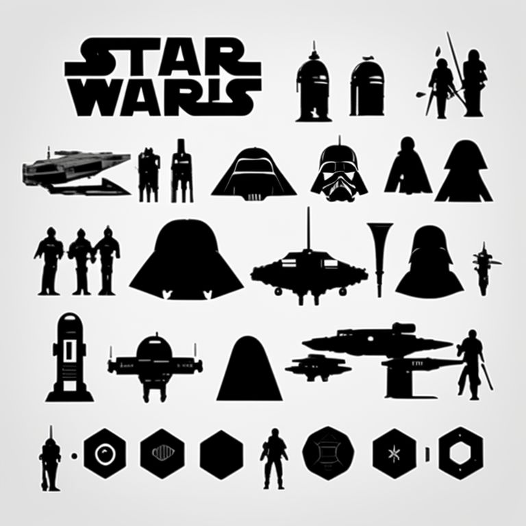 Star Wars Silhouette Vector