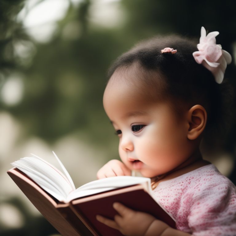 Cute Baby Reading Book