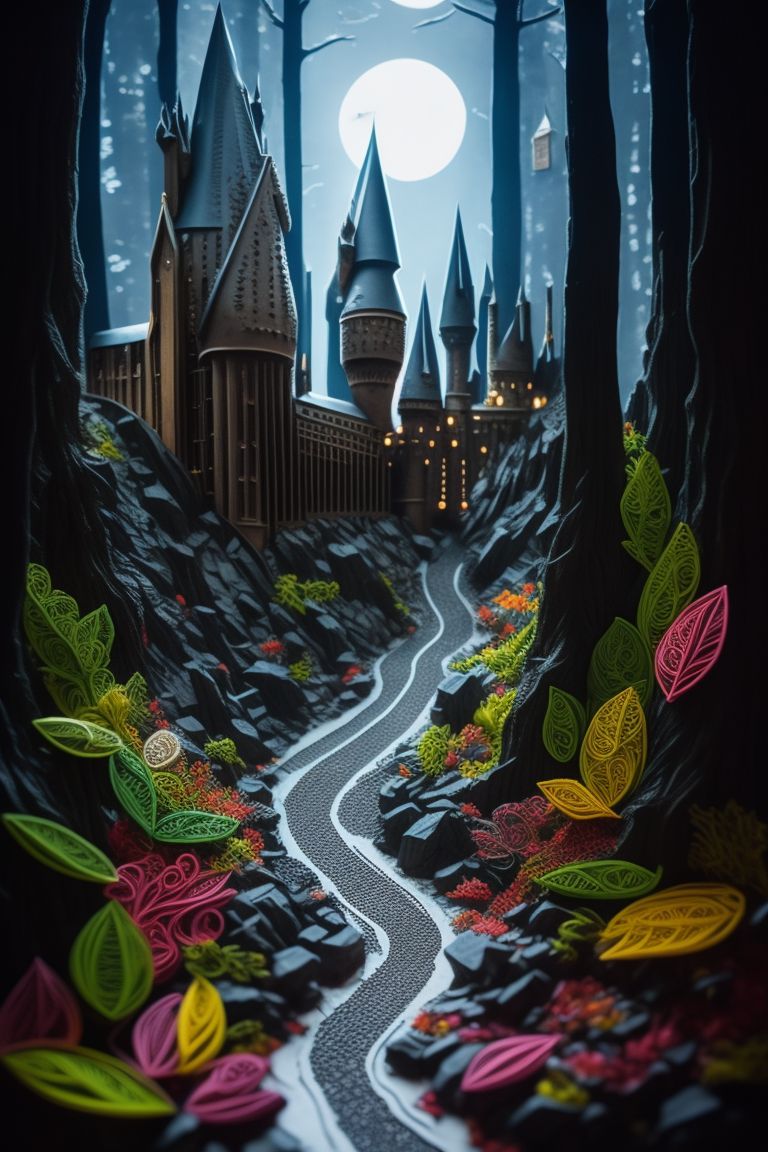 Dimensional Paper Cut | PromptHunt Template