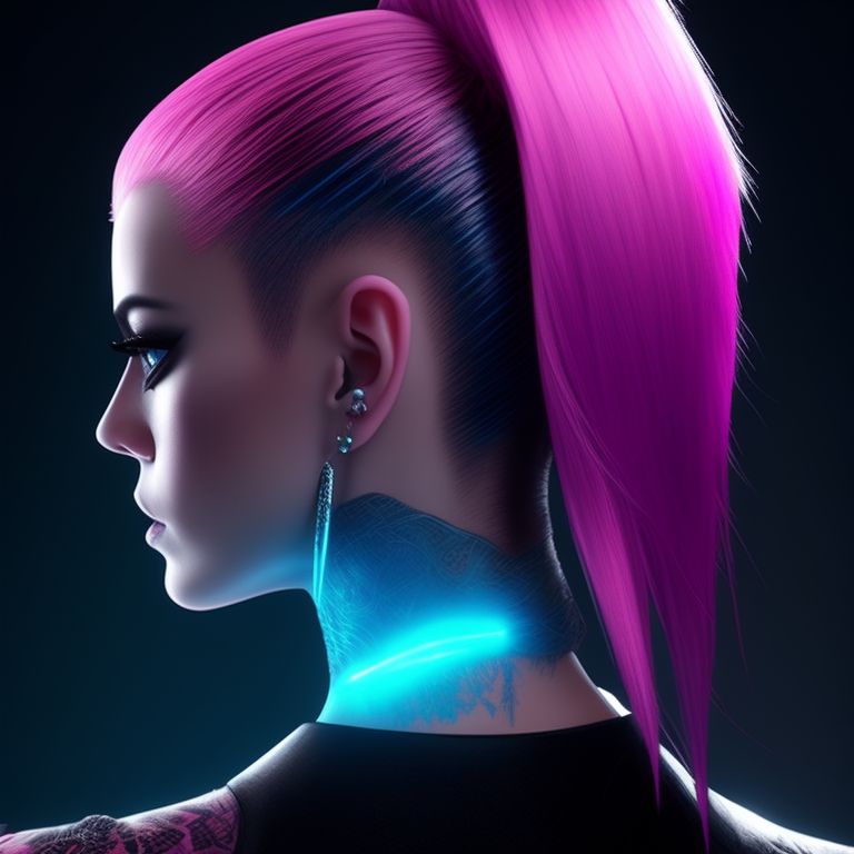 Undercut Nape Ponytail
