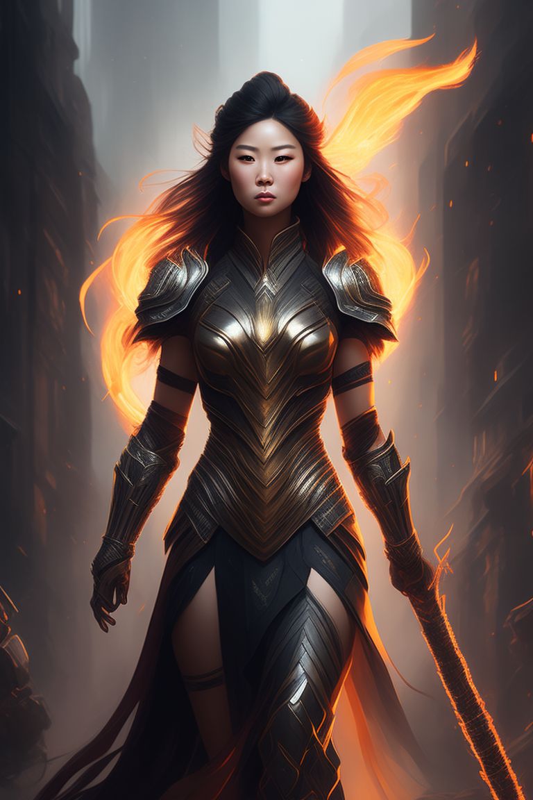 smart-donkey354: full body fire warlock that looks like Jessie Mei Li ...