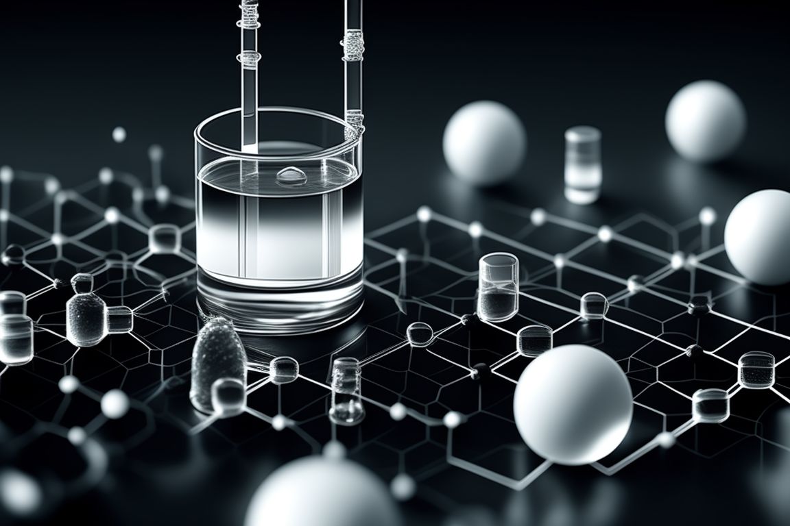 Aldo-InSilico: Molecular Structure of water, with chemistry lab material