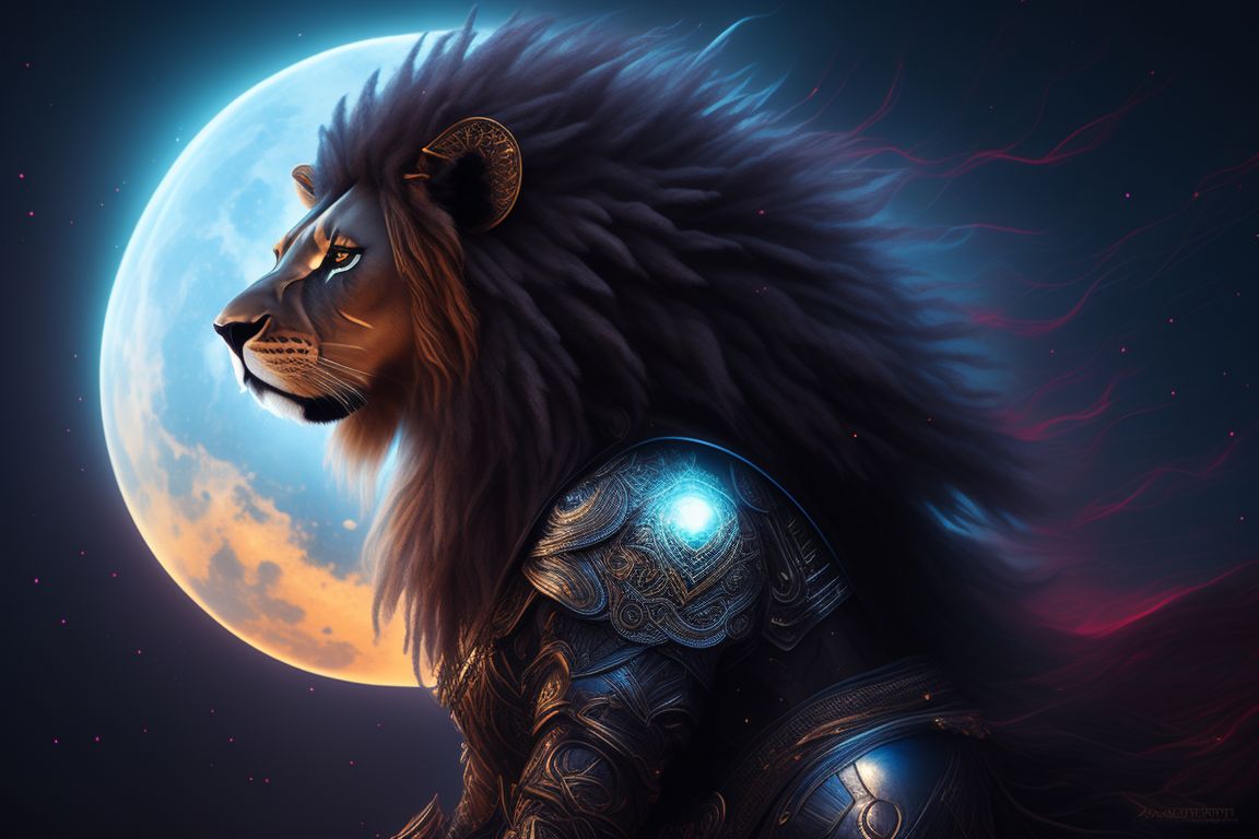 Anime Lion With Wings