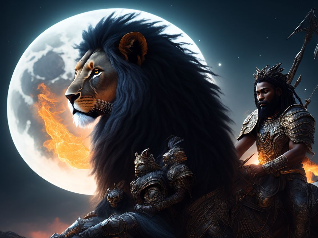 Lion With Armor Men