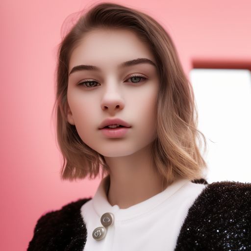 Button Nose Teen Girl