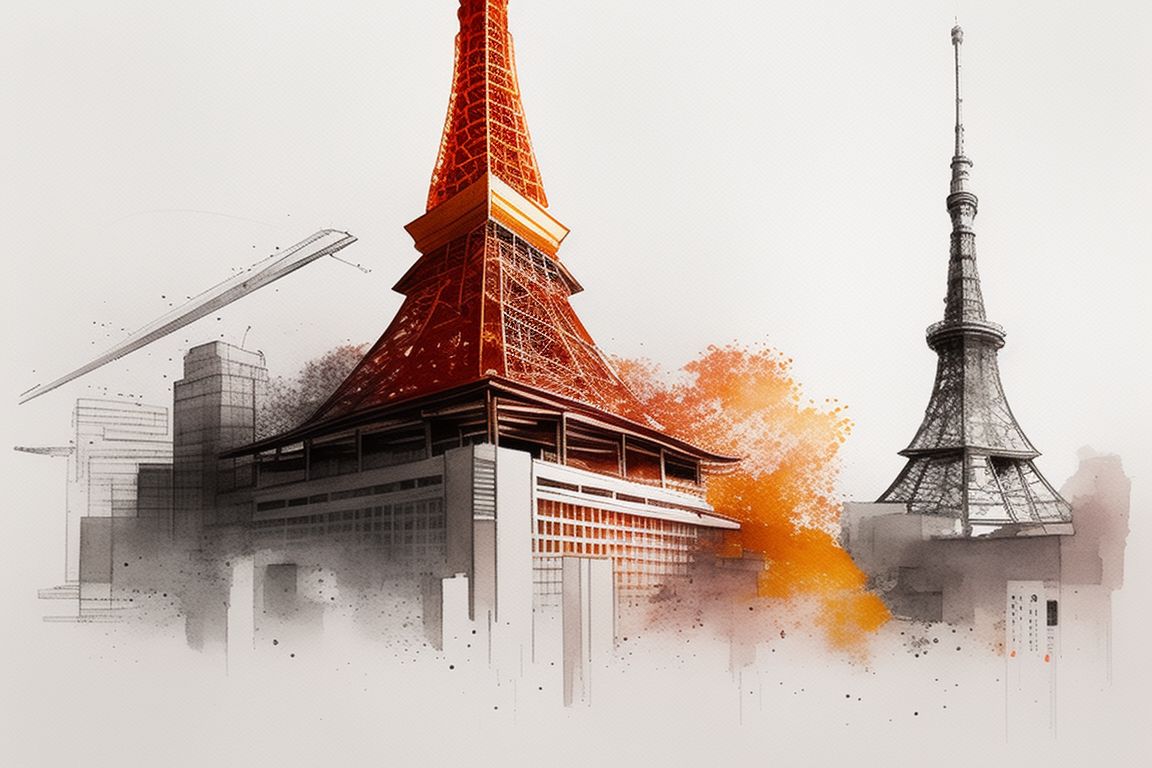 lost-crane495: tokyo tower,dynamic shot