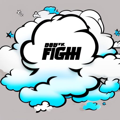 Fighting Cloud Clipart