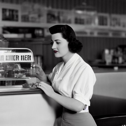 1940s Waitress