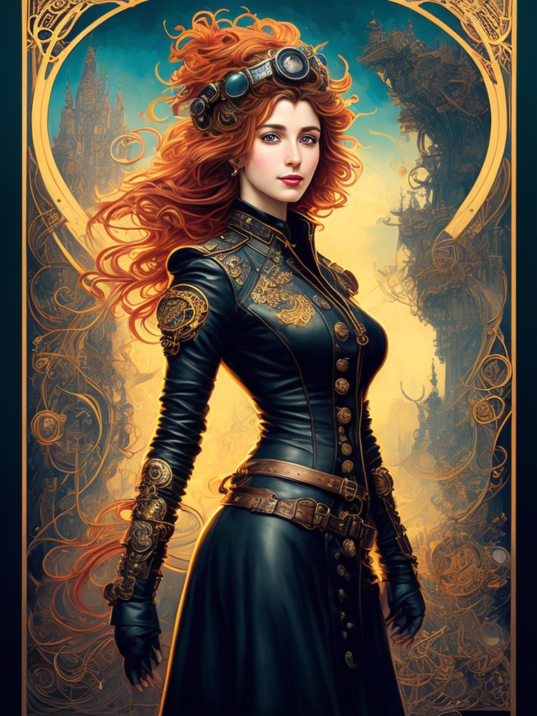 Steampunk Captain Art