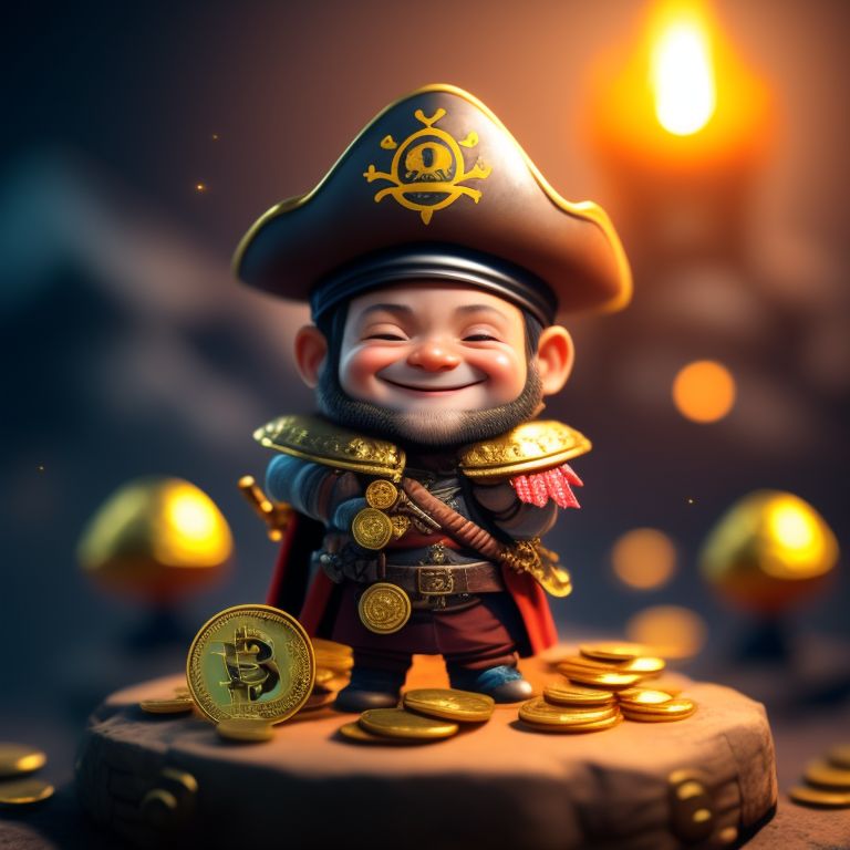 loose-hare330: front male pirate smiling with armour made of golden ...