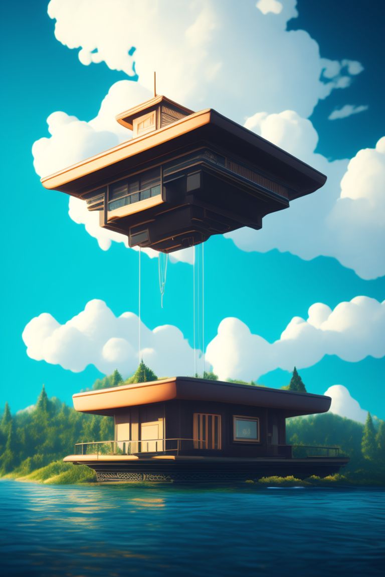 Floating House In The Sky