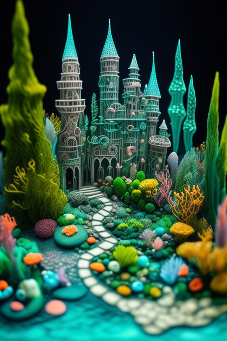Underwater Mermaid Castle