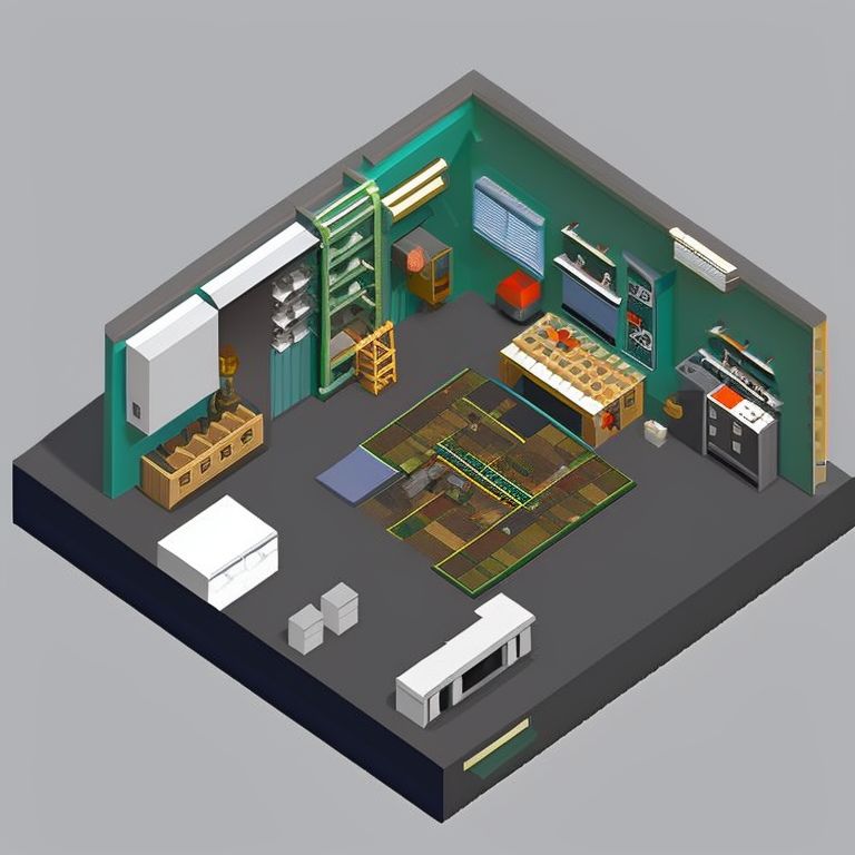 sudden-oryx948: top-down bird's-eye view of a pixel-art style rpg room