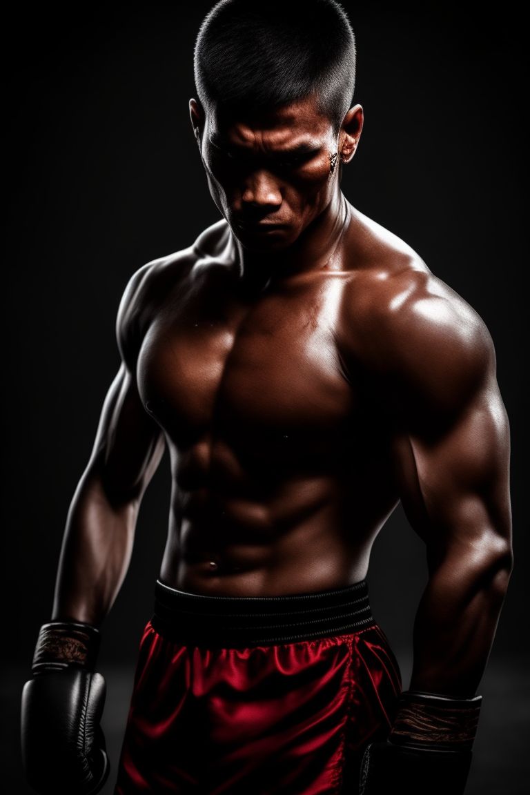 Traditional Muay Thai Fighter