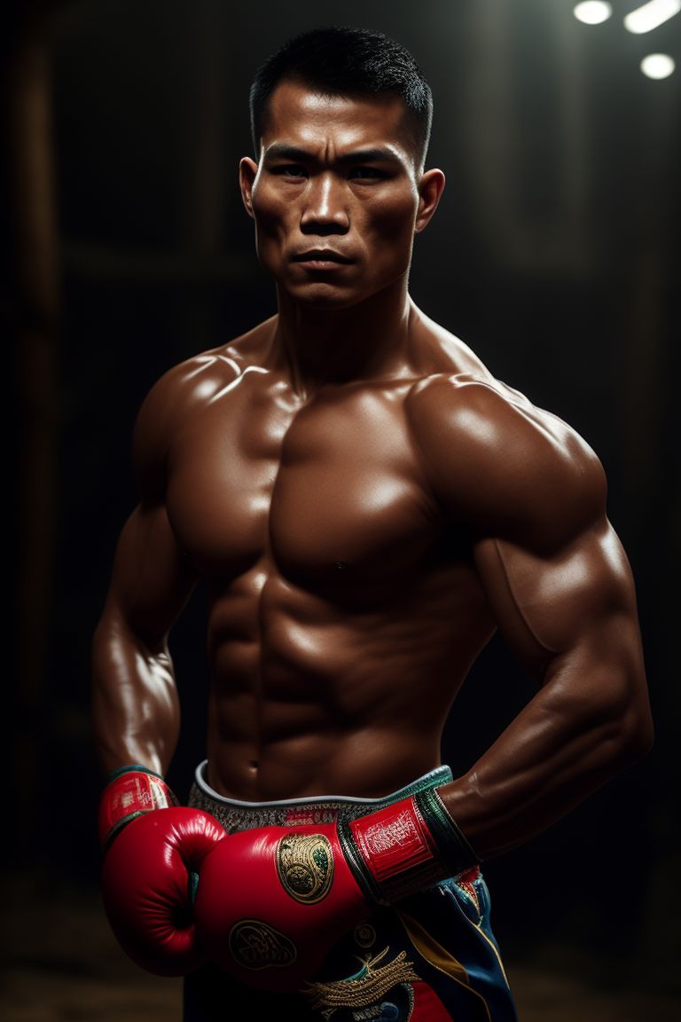 Traditional Muay Thai Fighter