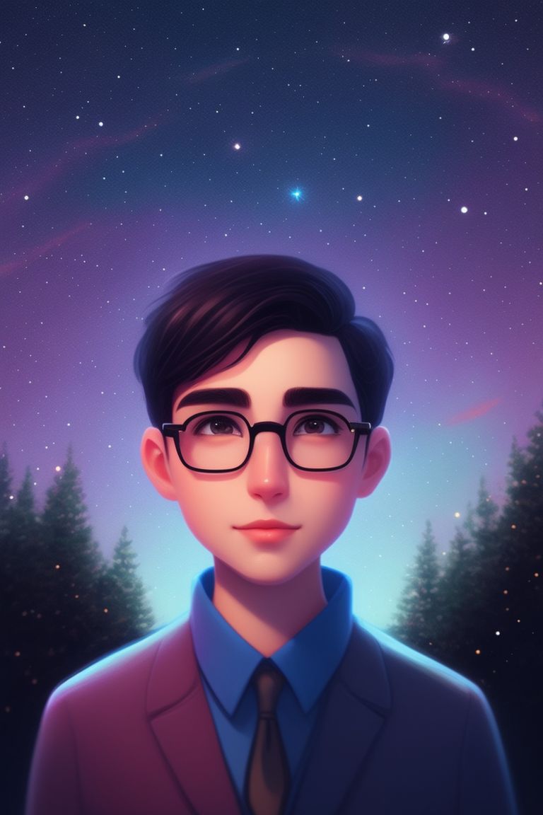 Handsome Cartoon Man