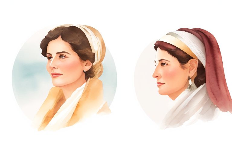 AmigoJC: create profile picture of Ruth the Moabite with her mother-in ...