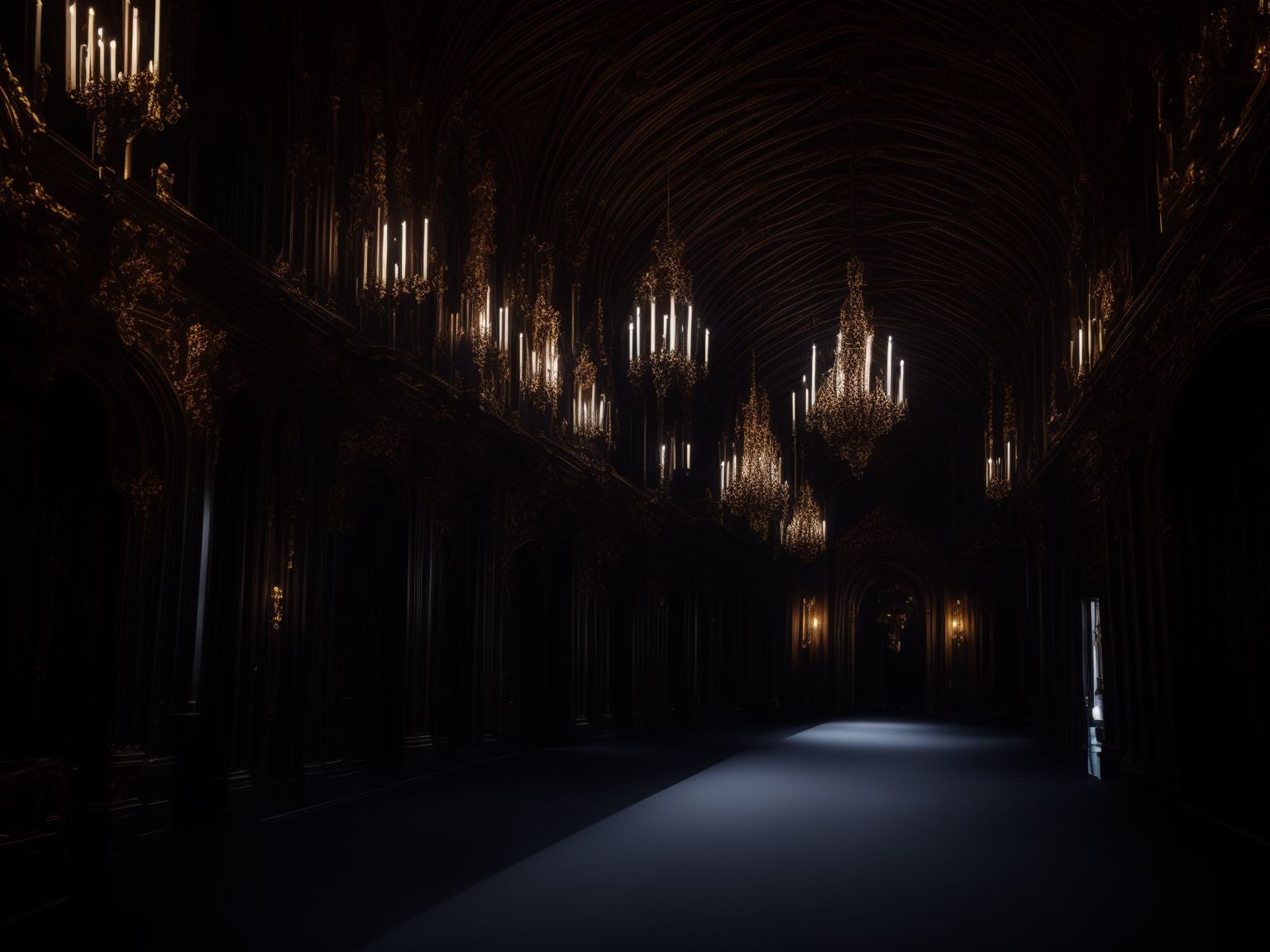 Dark Castle Hallway