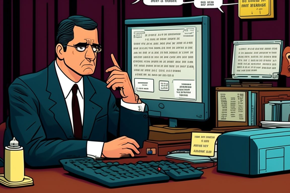 same-goose624: The FBI agent, Peter Sutherland, is sitting at his desk ...