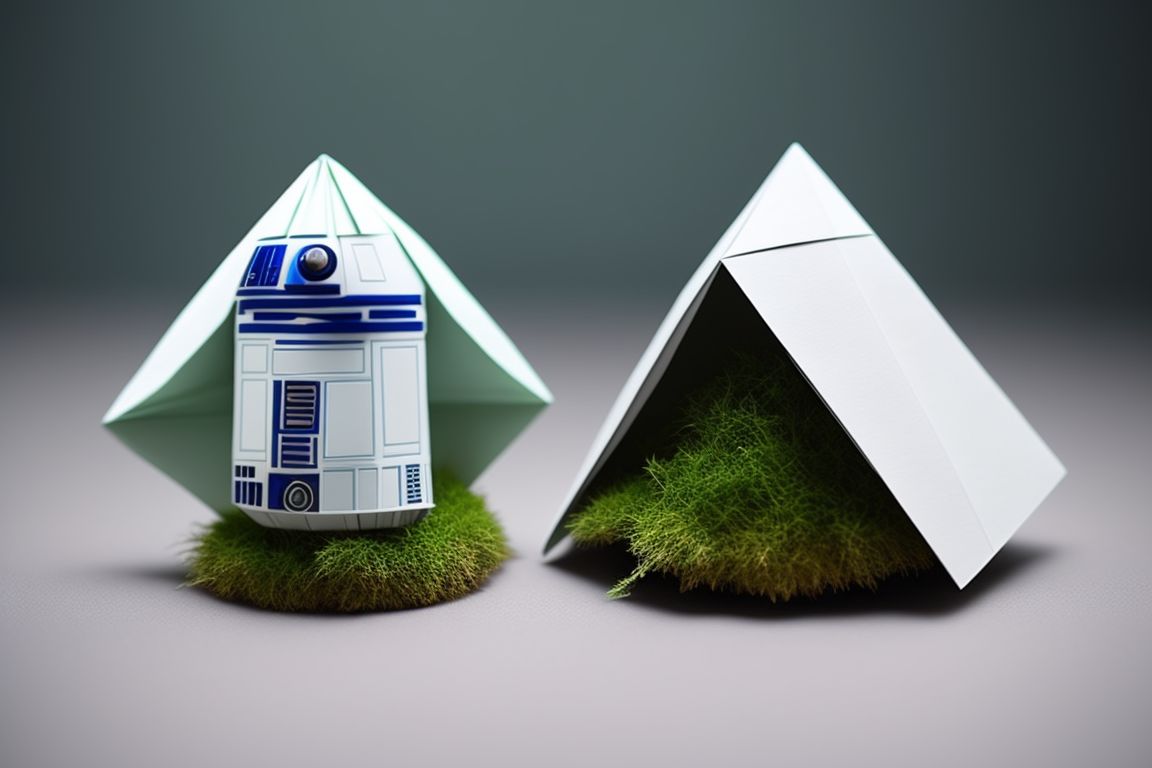 Origami R2d2
