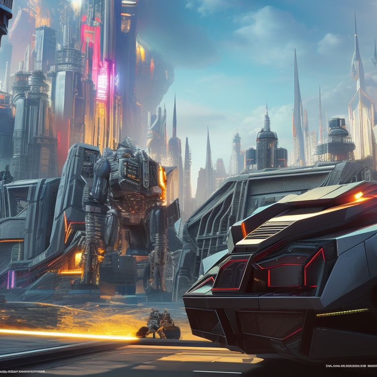 subtle-bat508: transformers in the cyber punk city