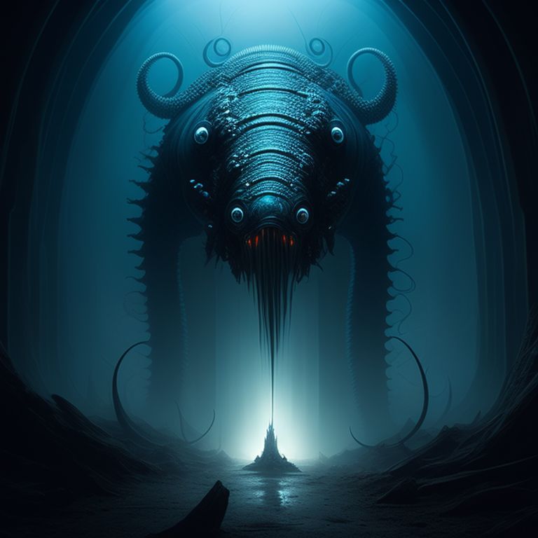 Giant Caterpillar Monster