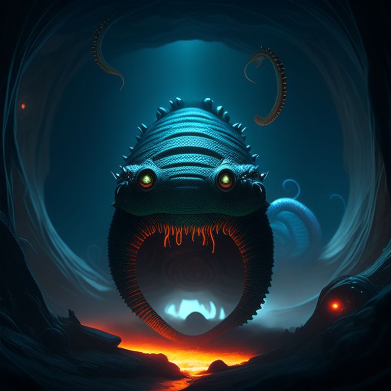 Giant Caterpillar Monster