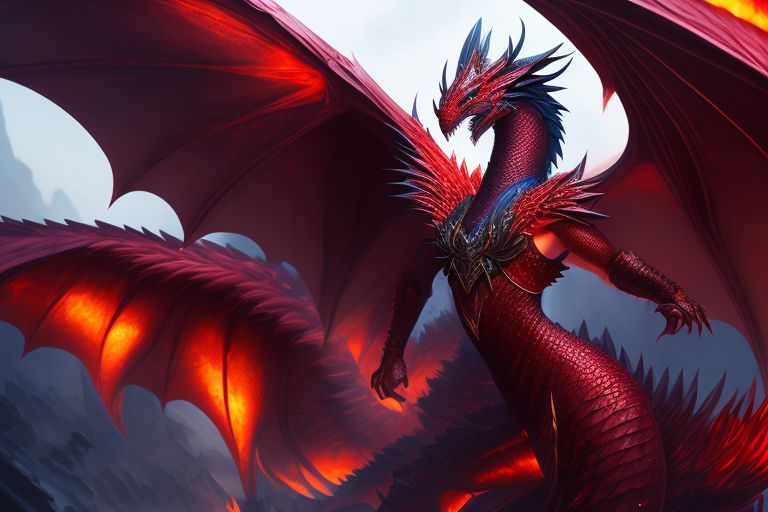 Alexstrasza Dragon Form Art