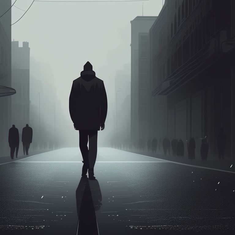 Tired Man Walking