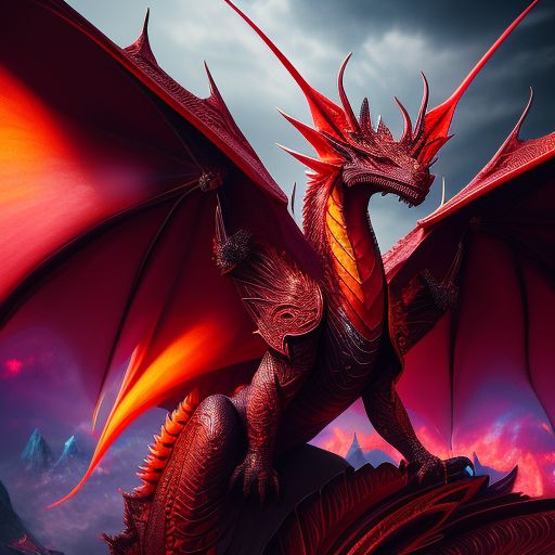 Alexstrasza Dragon Form Art