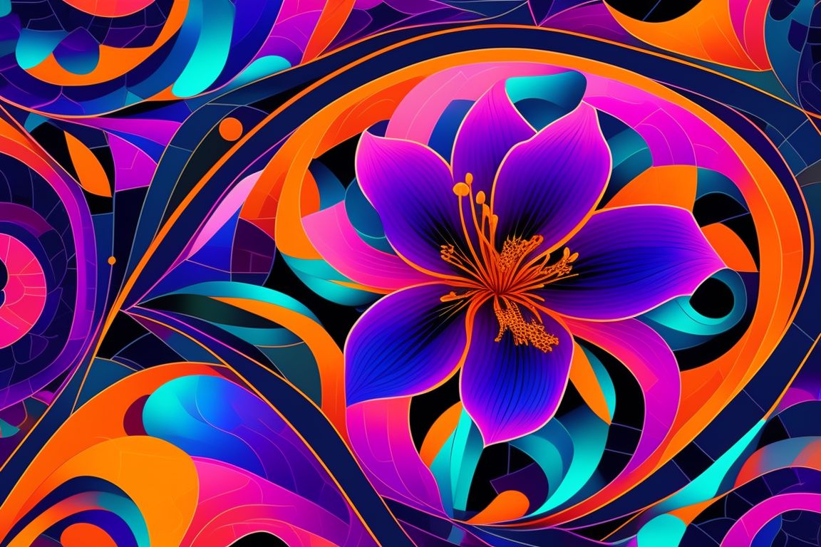 heathercooper: A lily as a luminogram mosaic of pixelated images ...