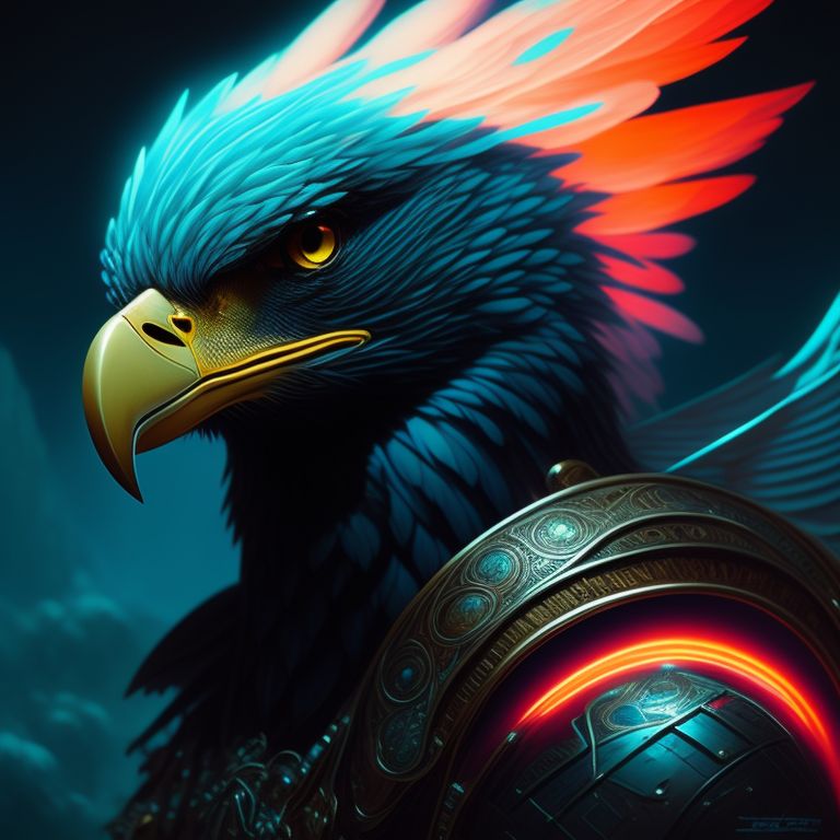 Blue Fire Eagle