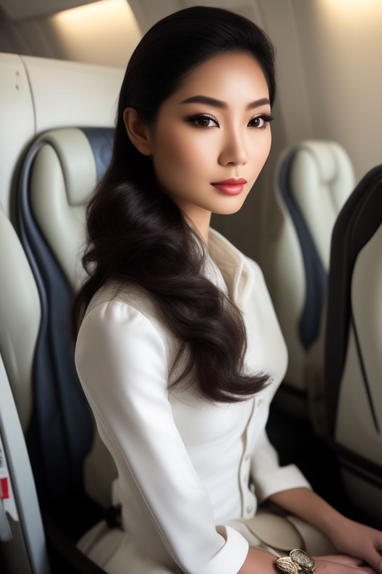 all-seahorse268: Photography, A air hostess sitting in the airbus A380 ...