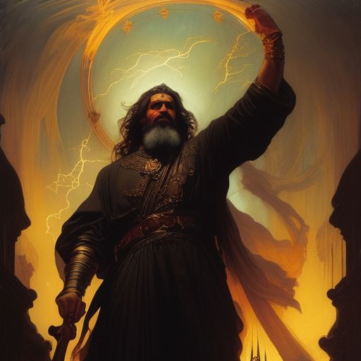 Osneysjc: God strength, Greek god, fire of hands is ((with arms half ...